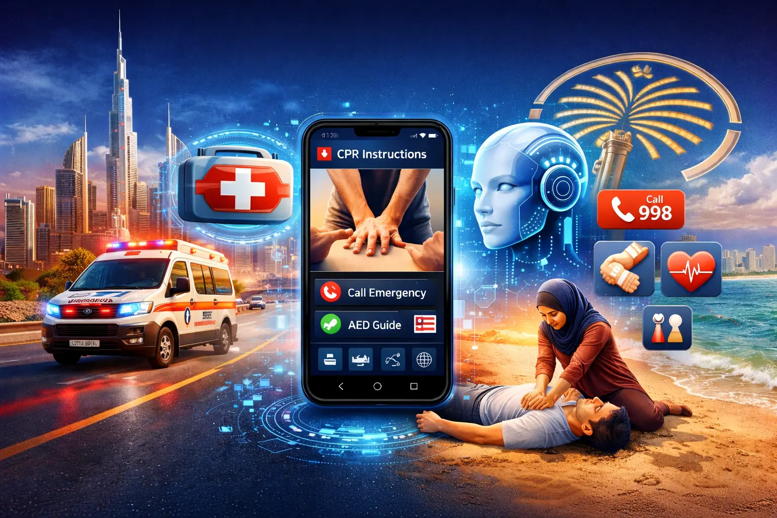 Dubai Ambulance Launches AI Smart First Aid Kit App
